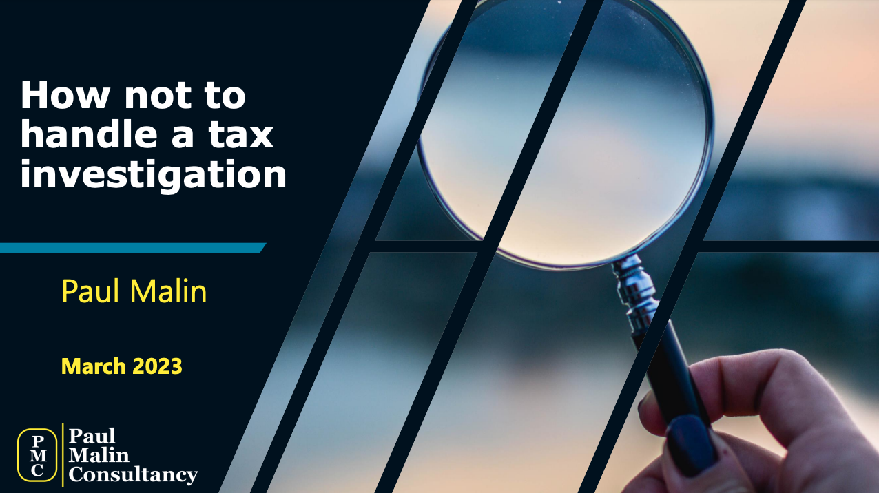 Slide decks - PMC Tax